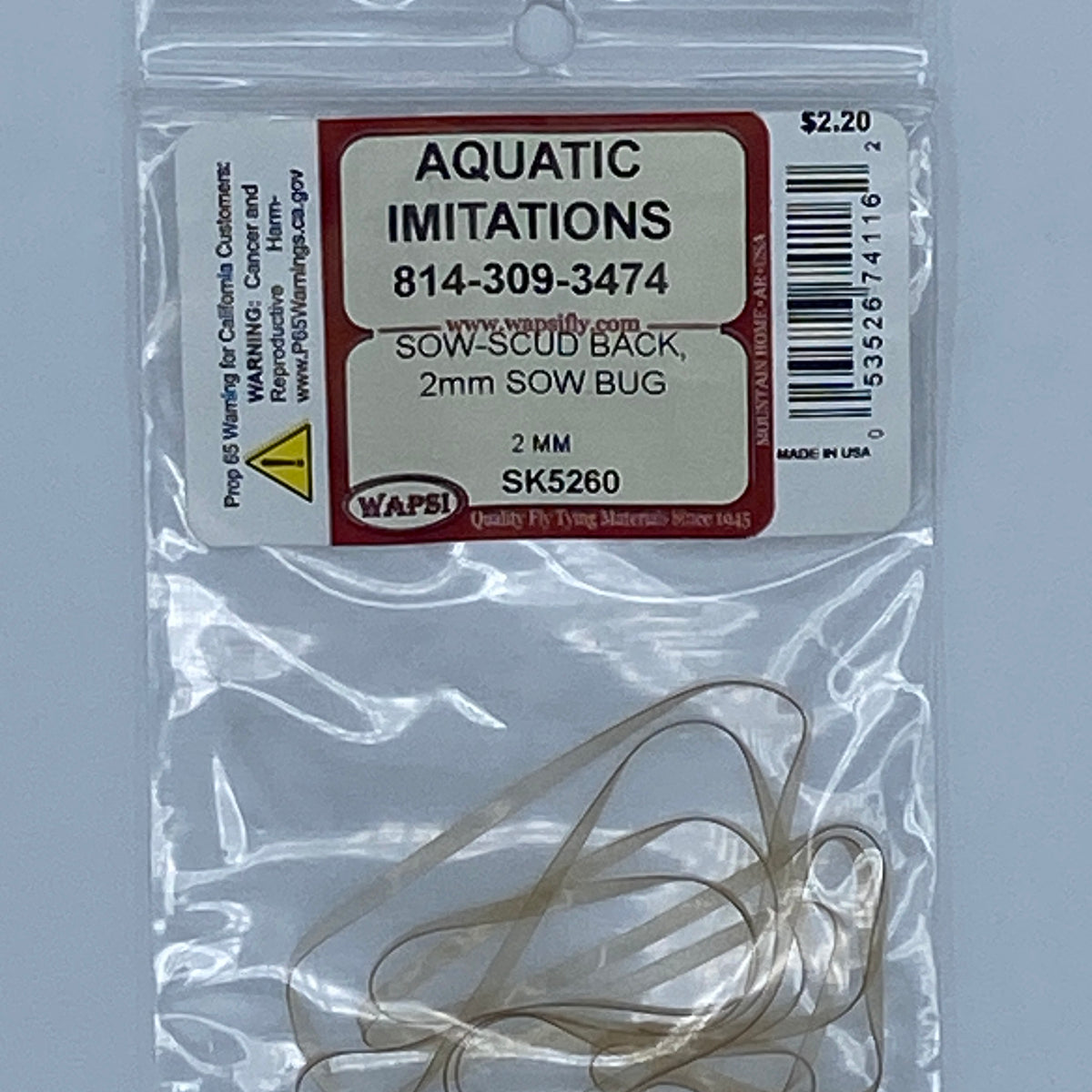 Sow-Scud Back – Aquatic Imitations